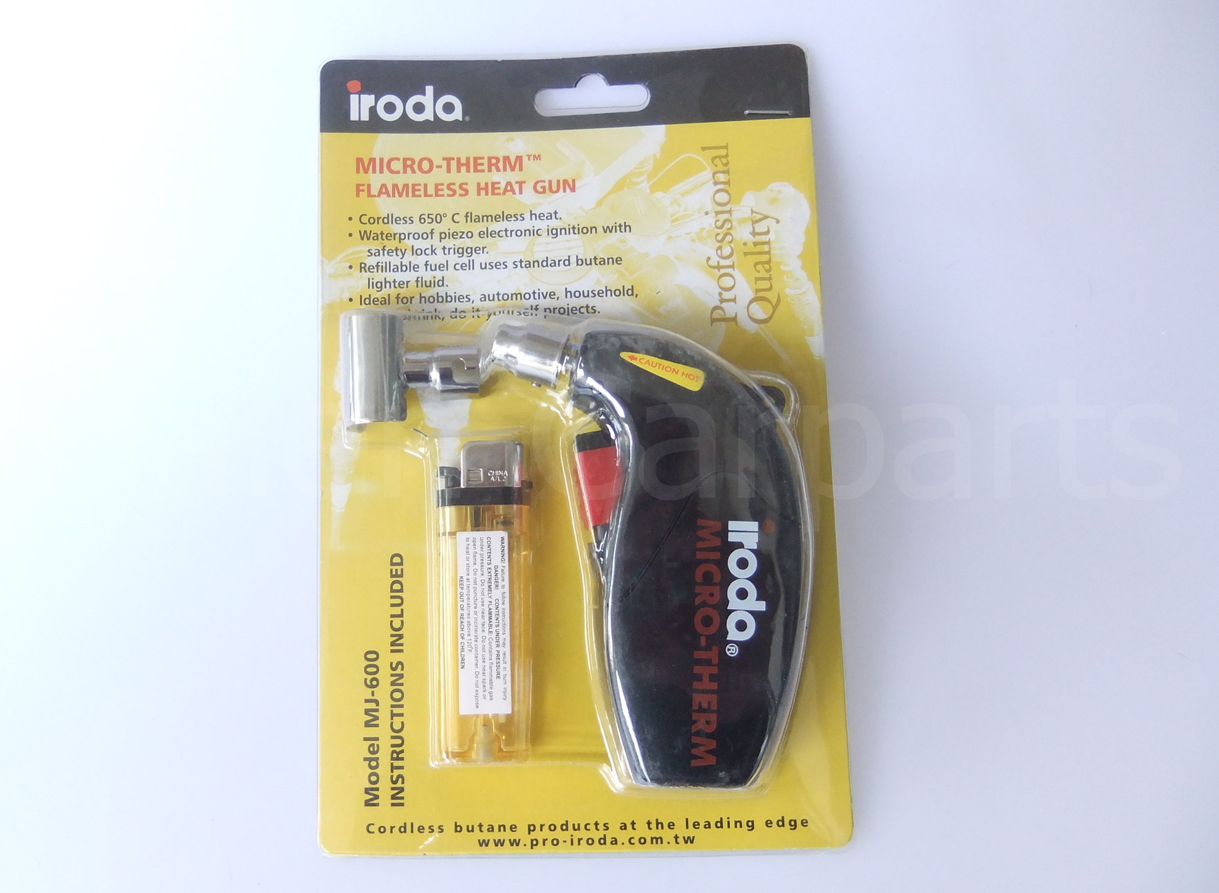 Gereedschap & Hulpmiddelen : Iroda gasbrander micro-therm MJ-600